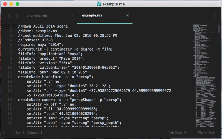 Difference between .ma and .mb file type in Maya - Darryl Dias